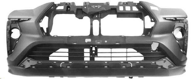 FRONT BUMPER WITH BUMPER MOULDING